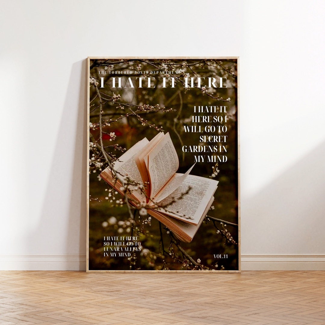 Secret Gardens in My Mind, Poster, Modern, Wall Art, Chic Wall Art ...