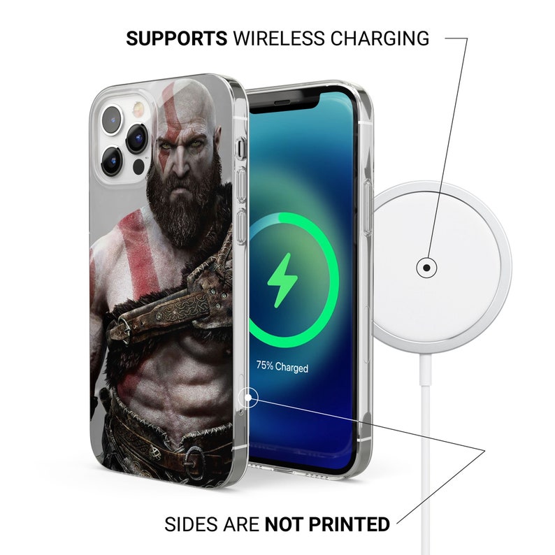 God War Gow Game Kratos Omega Ragnarok Phone Case for iPhone 15 14 13 ...