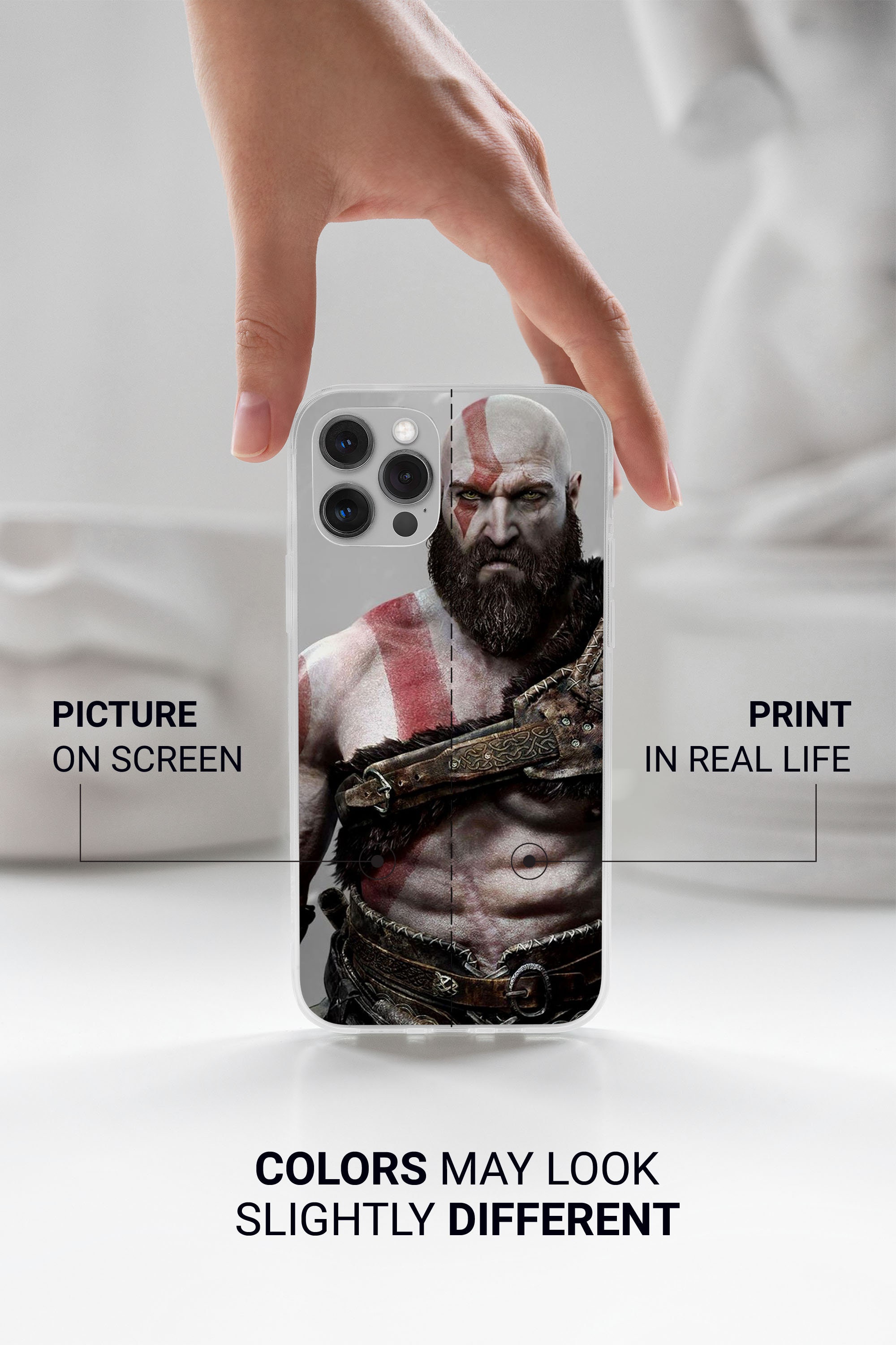 God War Gow Game Kratos Omega Ragnarok Phone Case for iPhone 15 14 13 ...