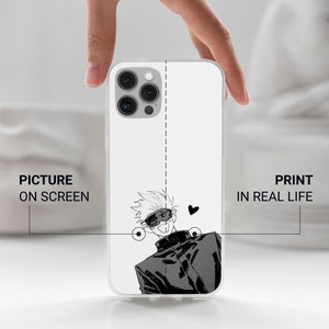 Manga Satoru Gojo Jujutsu Akutami Anime Phone Case for iPhone 15 14 13 ...