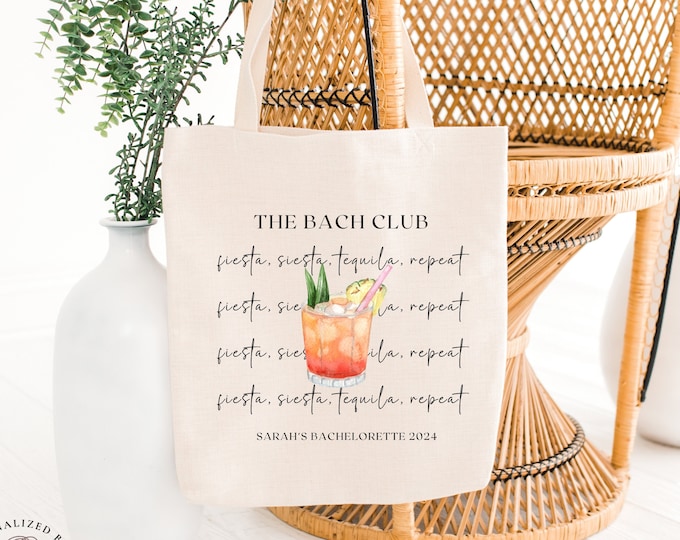 Siesta, Fiesta, Tequila, Repeat - the Bach Club Tote Bag -tequila ...