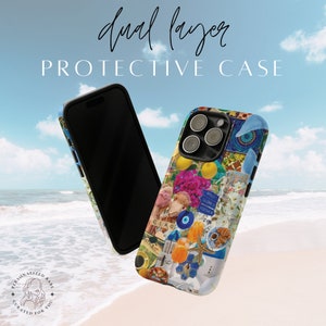 Dreamy European Summer Collage Phone Case, Scrapbook Phone Case ...