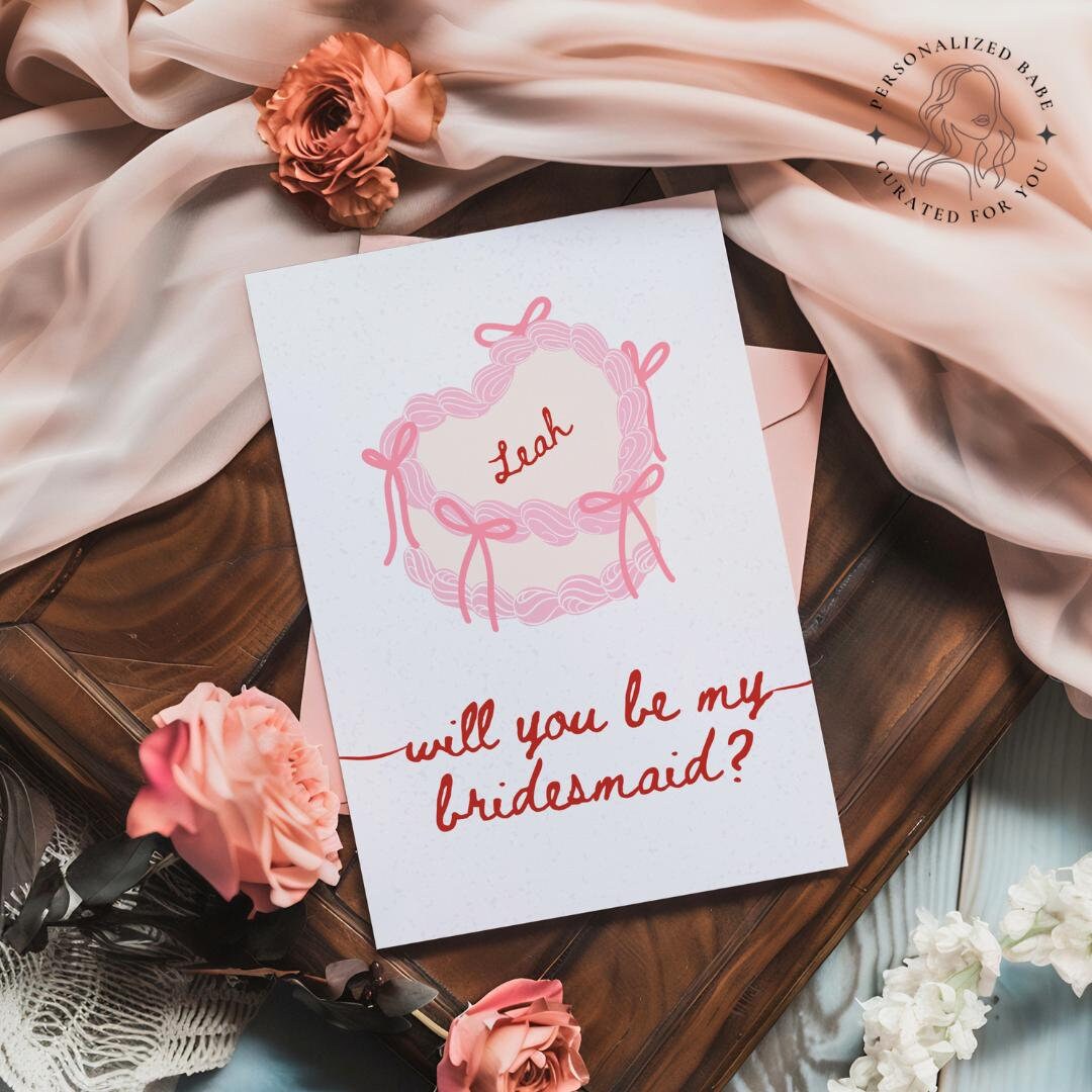 Bridesmaid Proposal Cards, Will You Be My Bridesmaid Card, Maid of ...