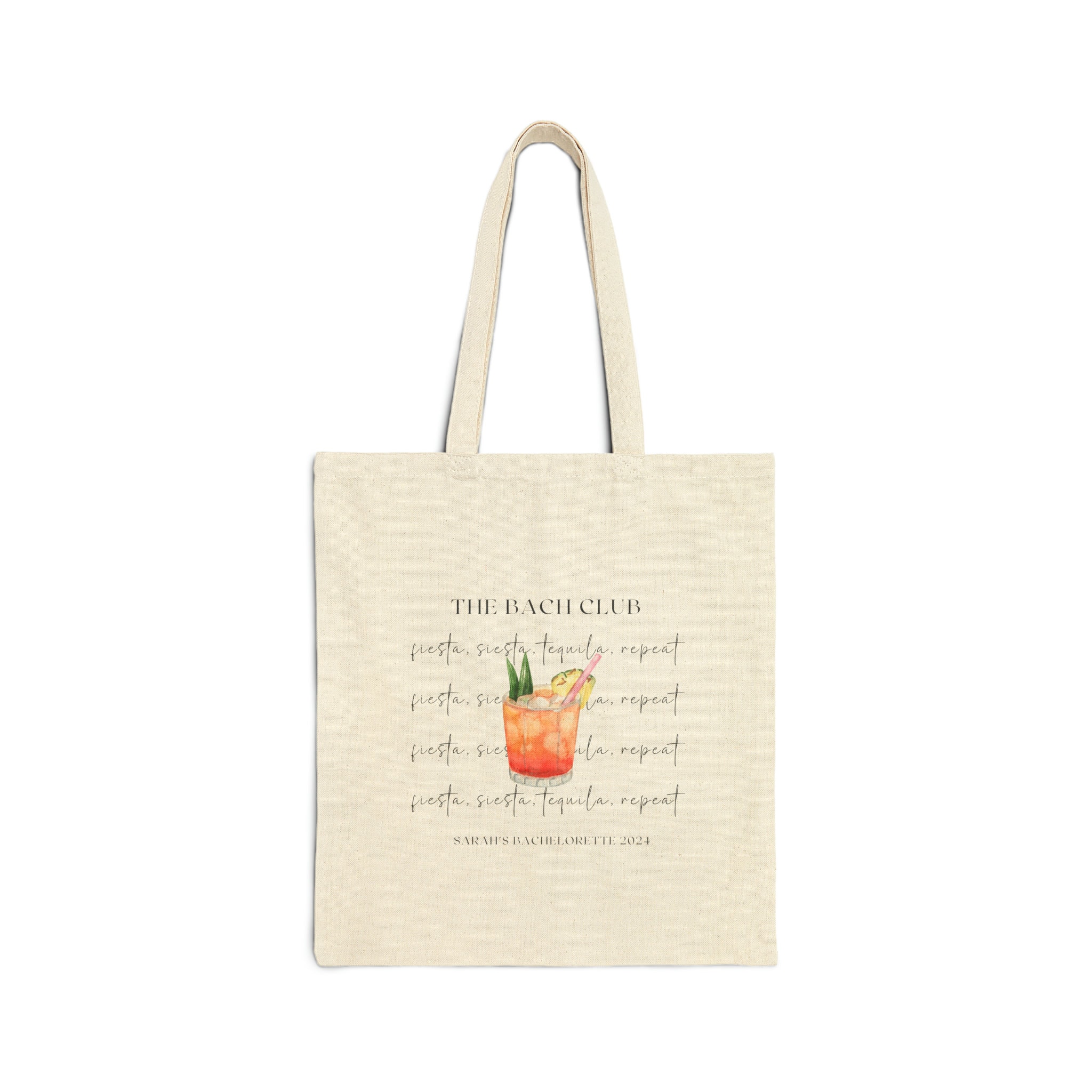 Siesta, Fiesta, Tequila, Repeat the Bach Club Tote Bag tequila Sunrise ...