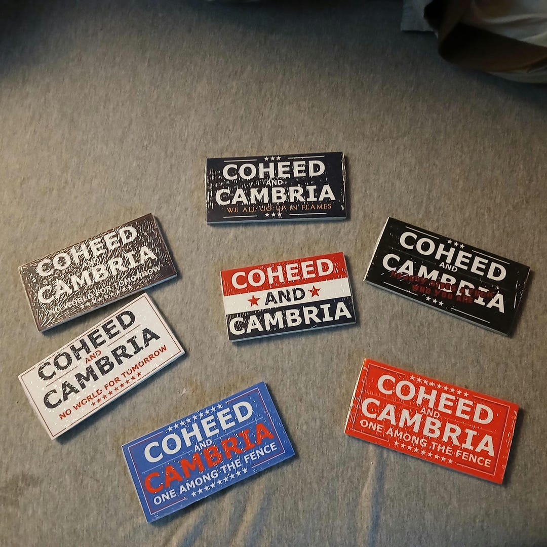 Political Coheed and Cambria Stickers - Etsy