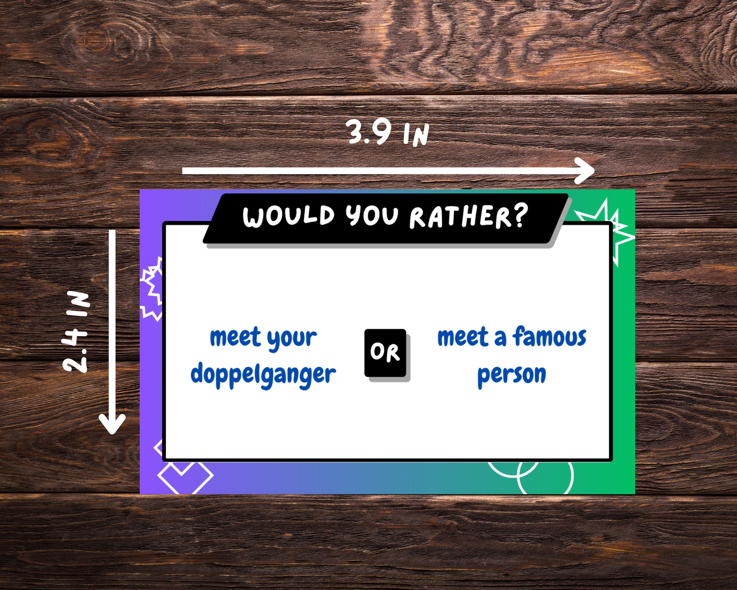 Fun Would You Rather Game Printable to Enjoy With Others or by Yourself ...