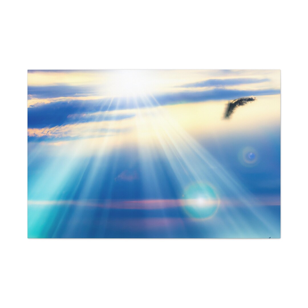 Aerial and Serenity: A Heavenly Sight to Behold.canvas - Etsy