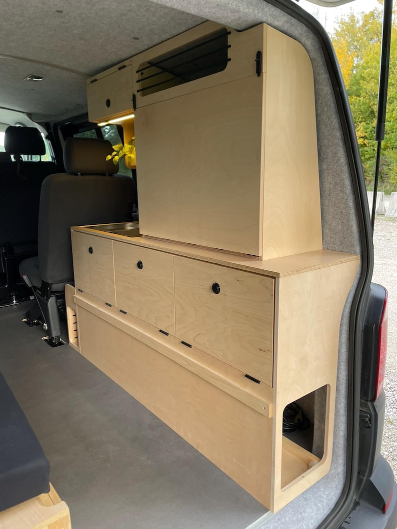 VW T6 SWB Camper 3D Model – Passenger Side 3D Step Model – Kitchen ...