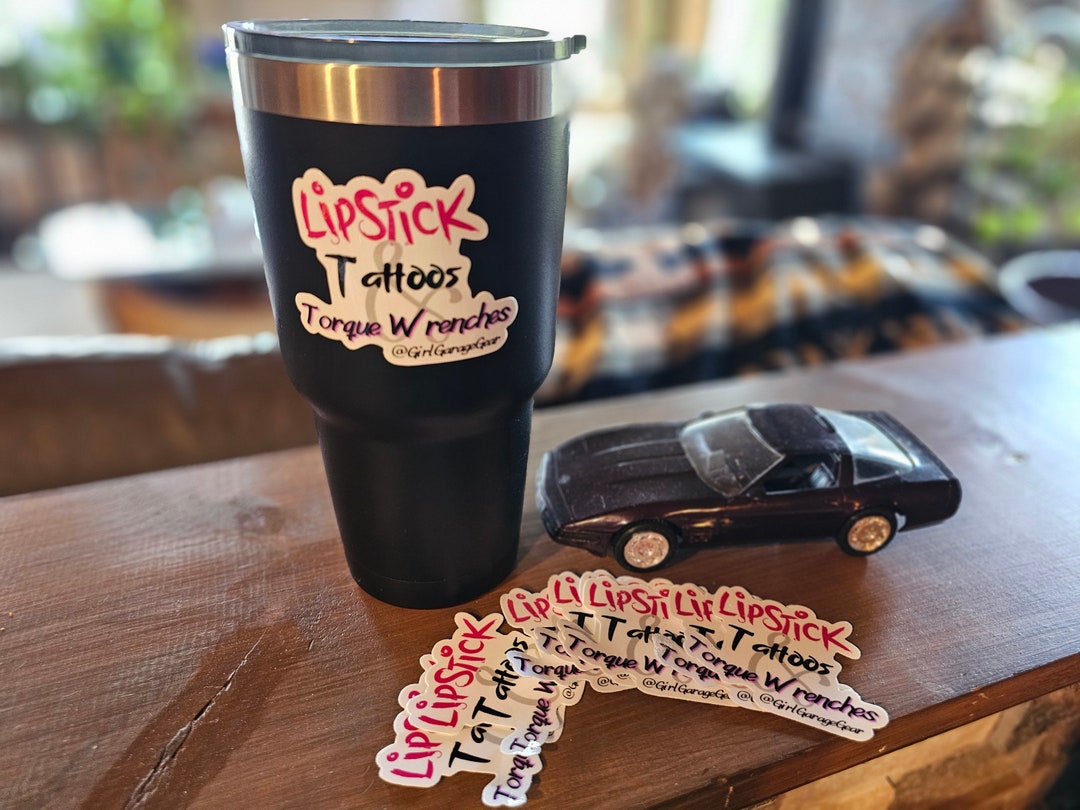 Girlgarage Gear Vinyl Sticker - Lipstick, Tattoos & Torque Wrenches - Etsy