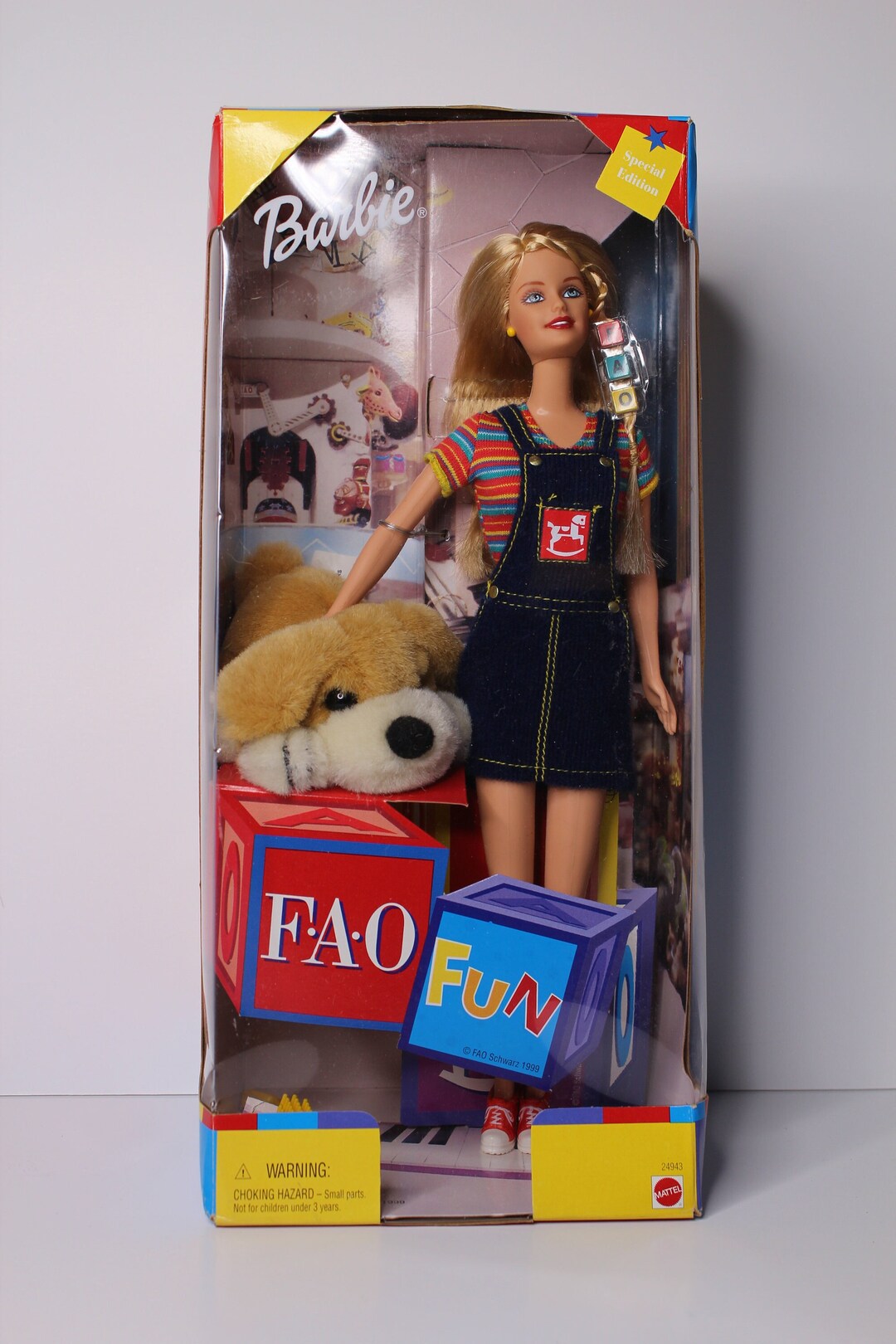 FAO Fun Barbie With Patrick the Puppy Blonde 1999 - Etsy