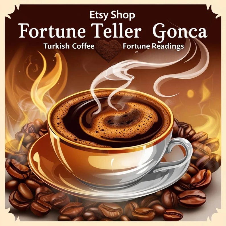Original TURKISH COFFEE Cup Reading by Turkish Fortune Teller - Etsy