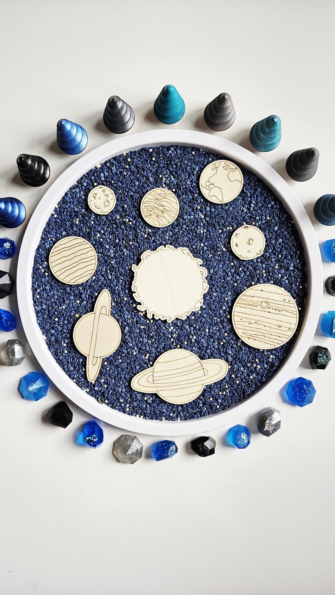 Planets Sensory Play Shapes (hand Drawn) - Etsy