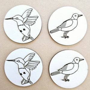 DIY Backyard Birds Matching Game Craft (hand Drawn) - Etsy