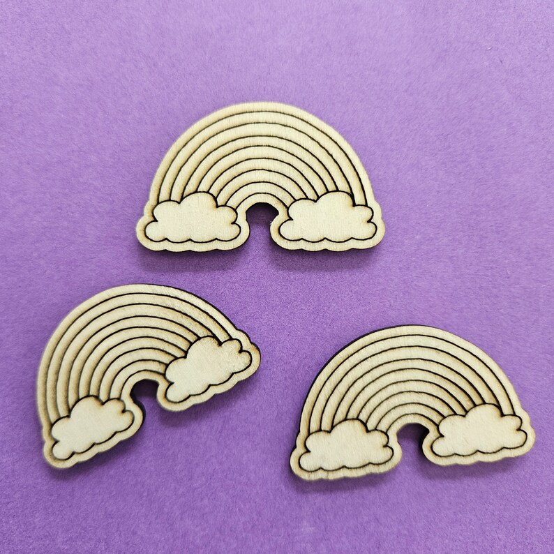 Rainbow Counters hand Drawn - Etsy