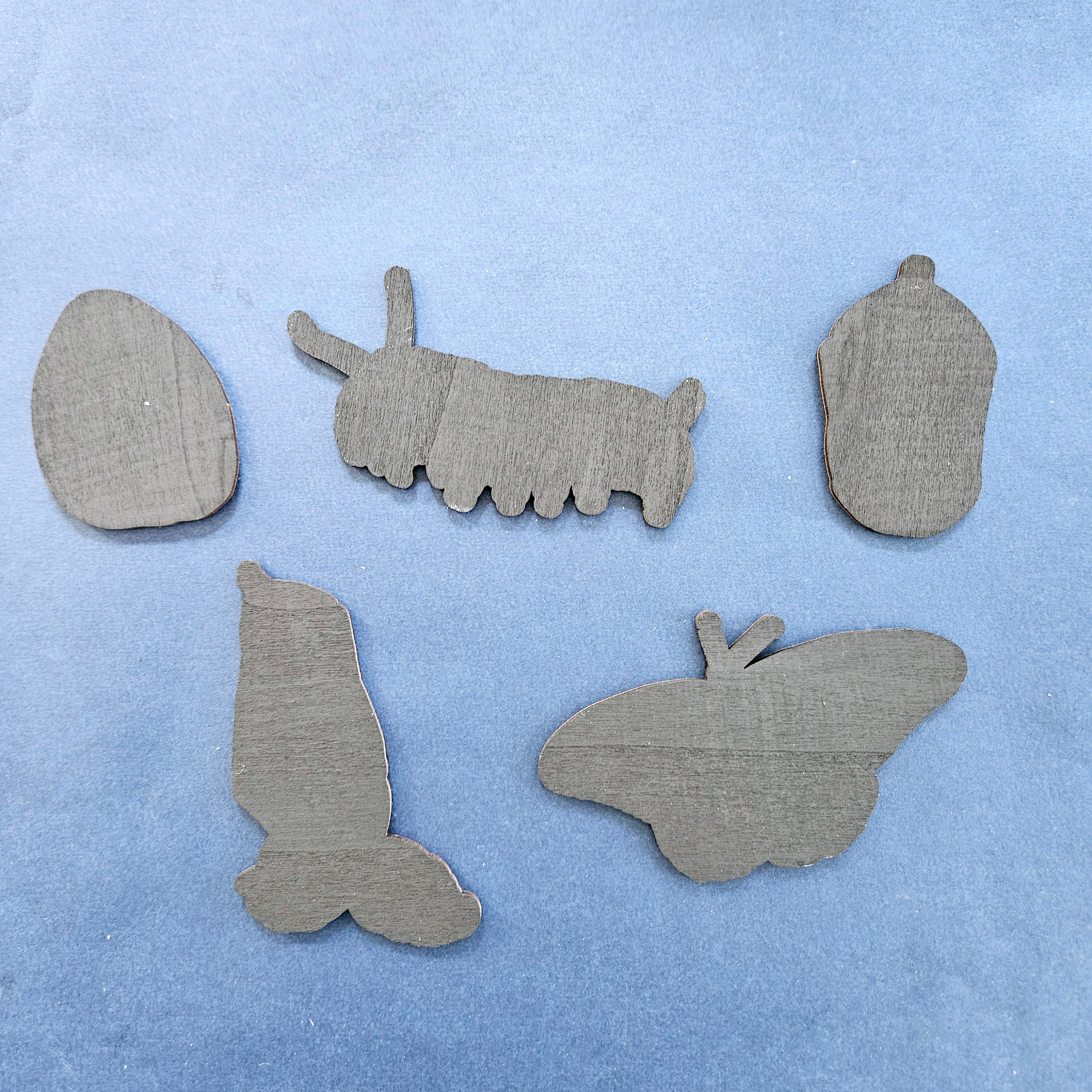 Monarch Butterfly Lifecycle, Sensory Play Shapes (hand Drawn) - Etsy