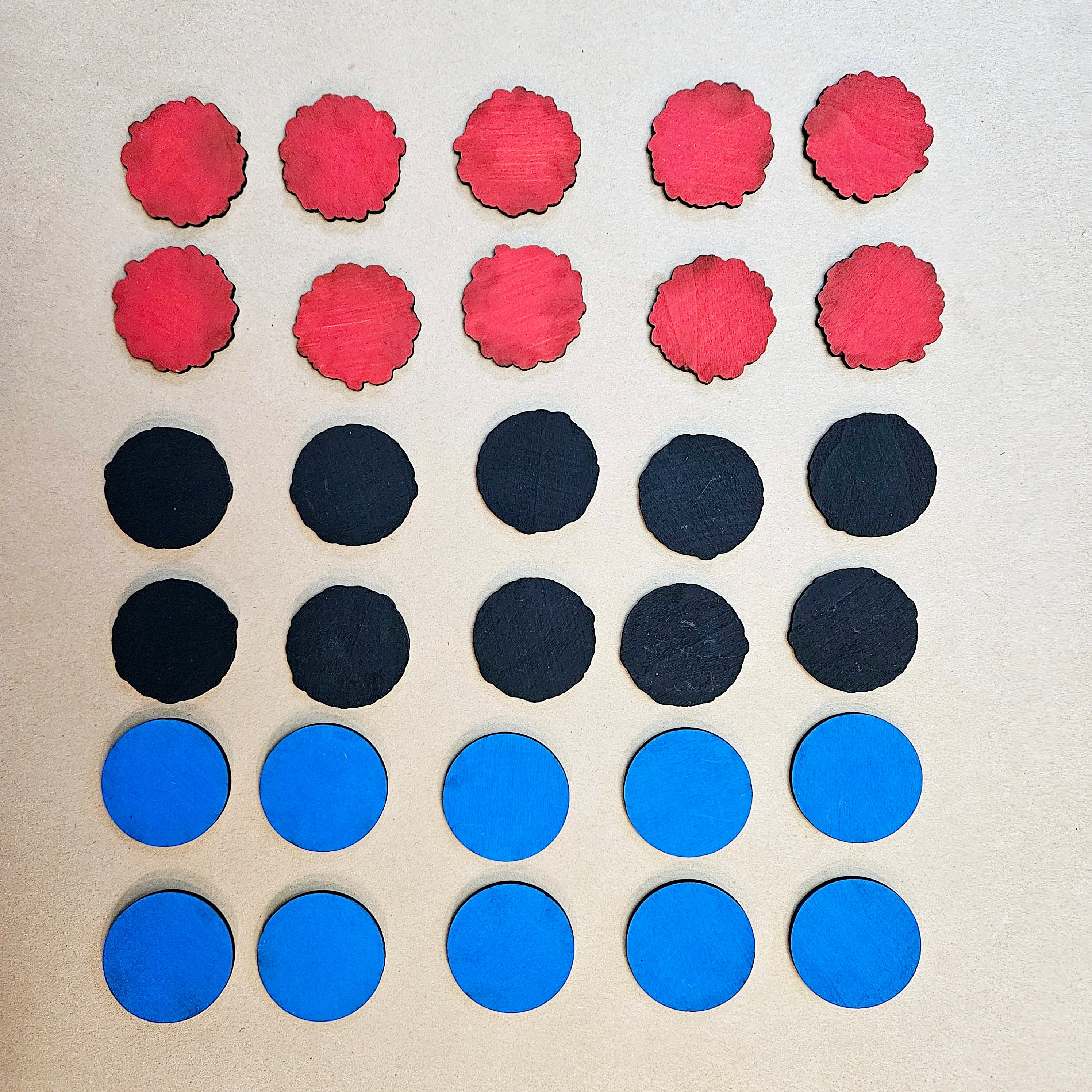 Sun, Earth, & Moon Counters (hand Drawn) - Etsy