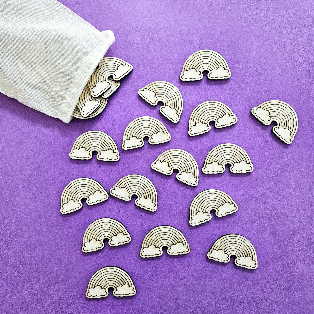 Rainbow Counters (hand Drawn) - Etsy