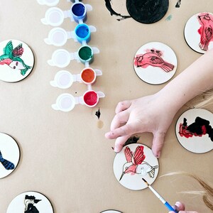 DIY Backyard Birds Matching Game Craft (hand Drawn) - Etsy