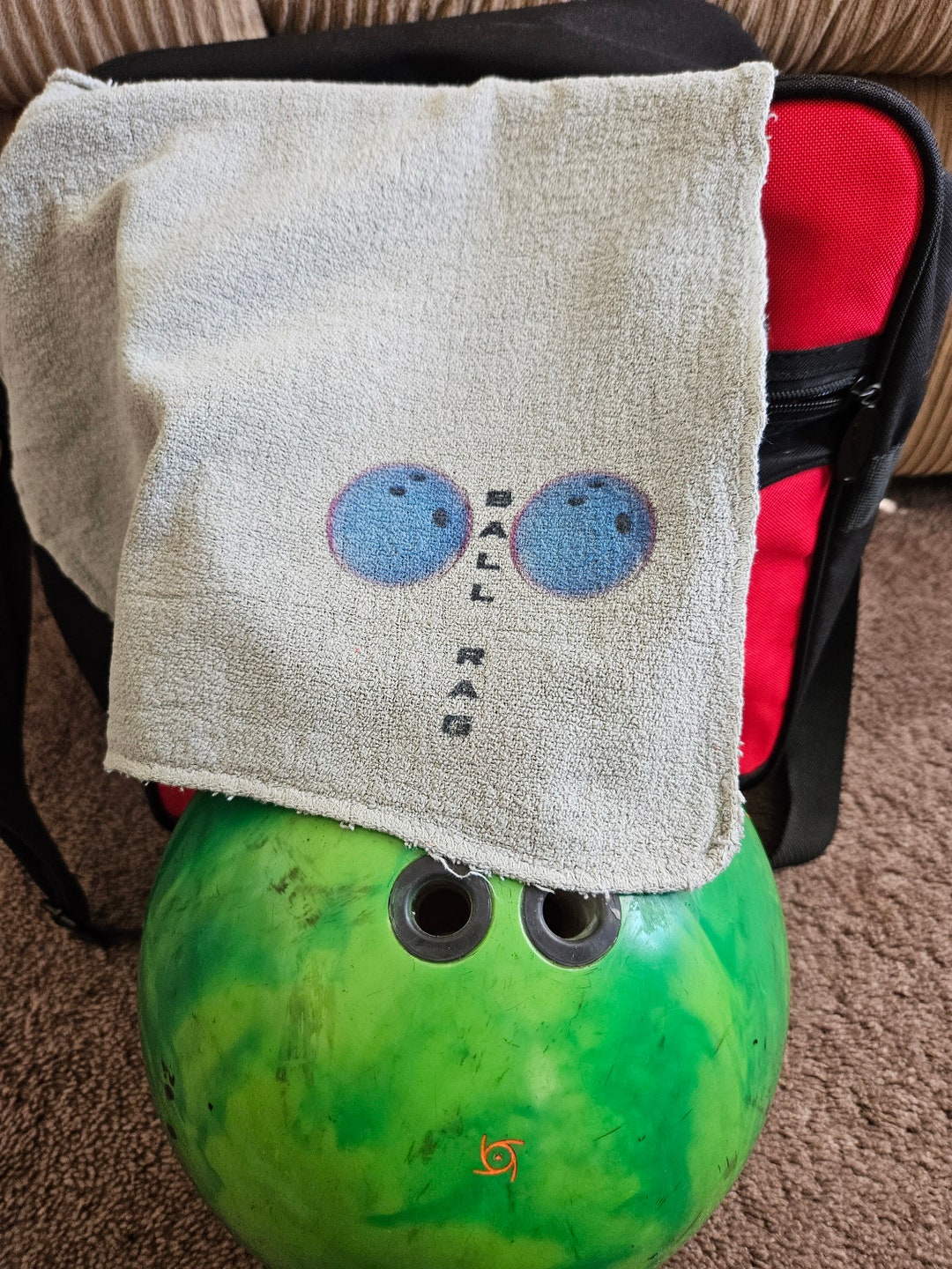 Ball Rag (11x11 Bowling Ball Rag) - Etsy