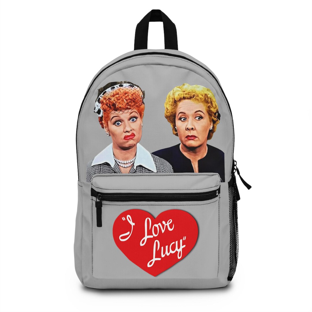 Ethel and Lucy Characters Backpack - I Love Lucy TV Show Fan Gift Bag ...