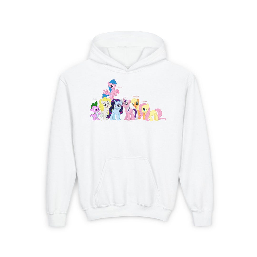 My Little Pony Youth Hoodie, Kids Cartoon Character Sweatshirt ...