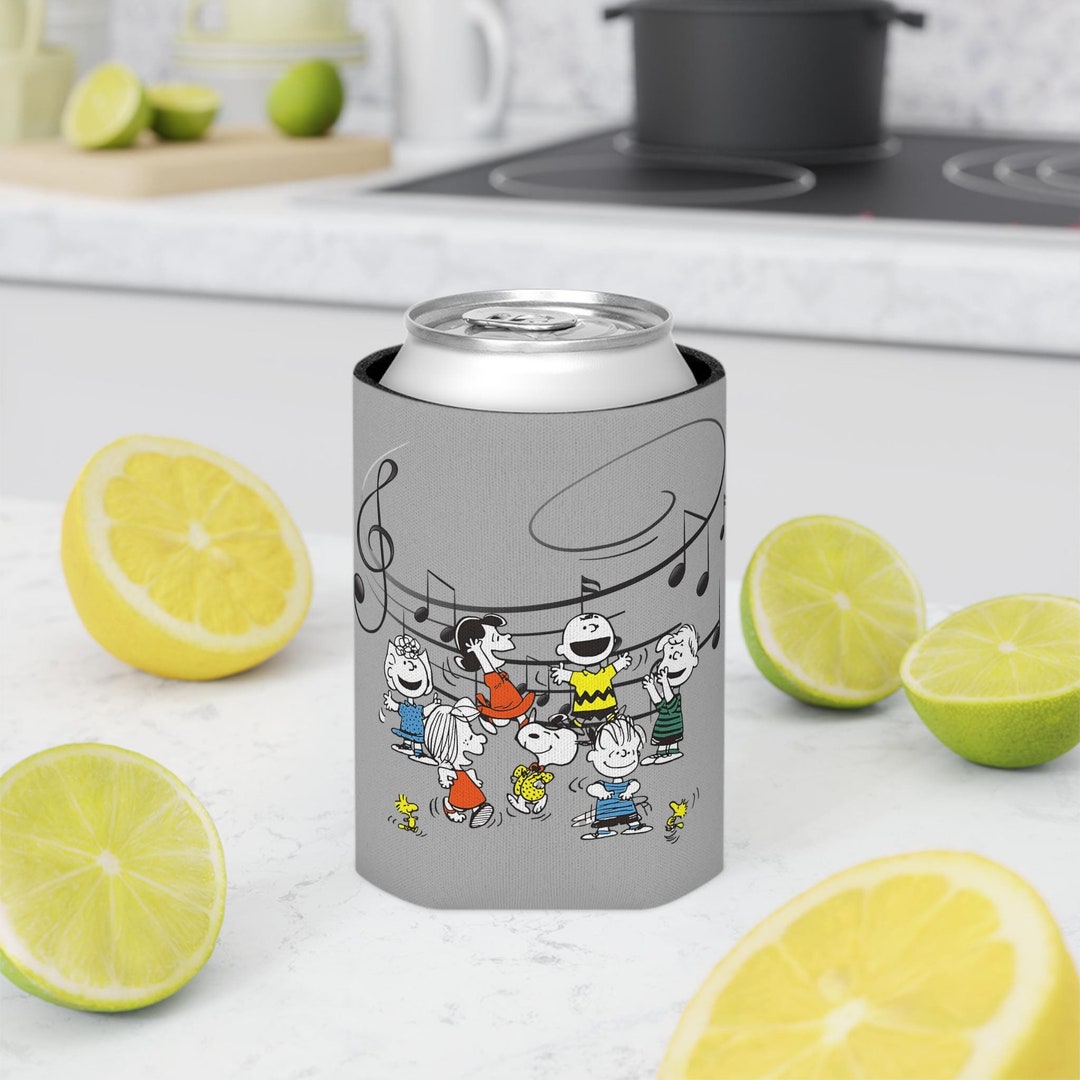 Peanuts Gang Dance Party Can Cooler, Drink Sleeve, Beverage Holder ...