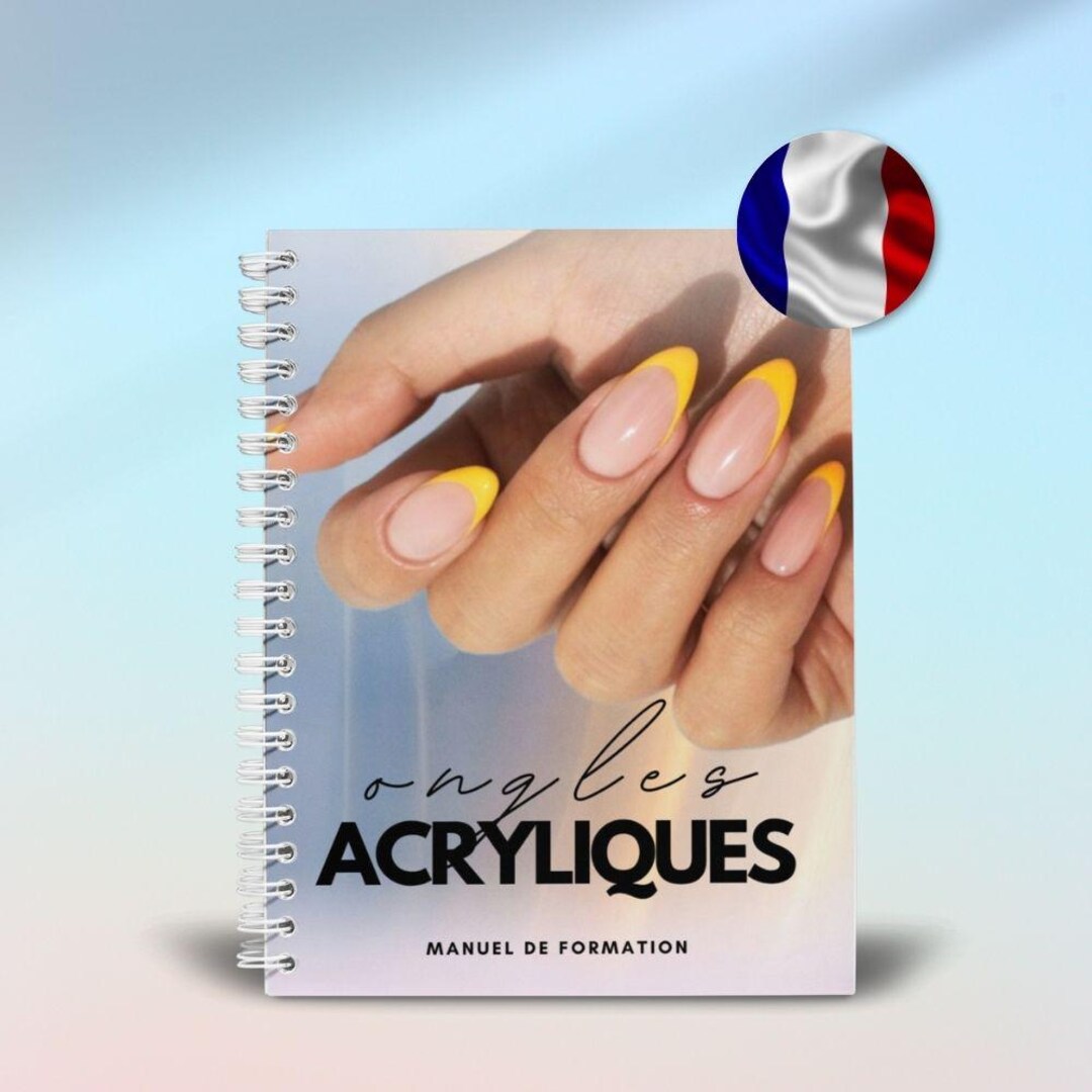 French Acrylic Nails Training Manual,canva Editable Nail Tech Template ...