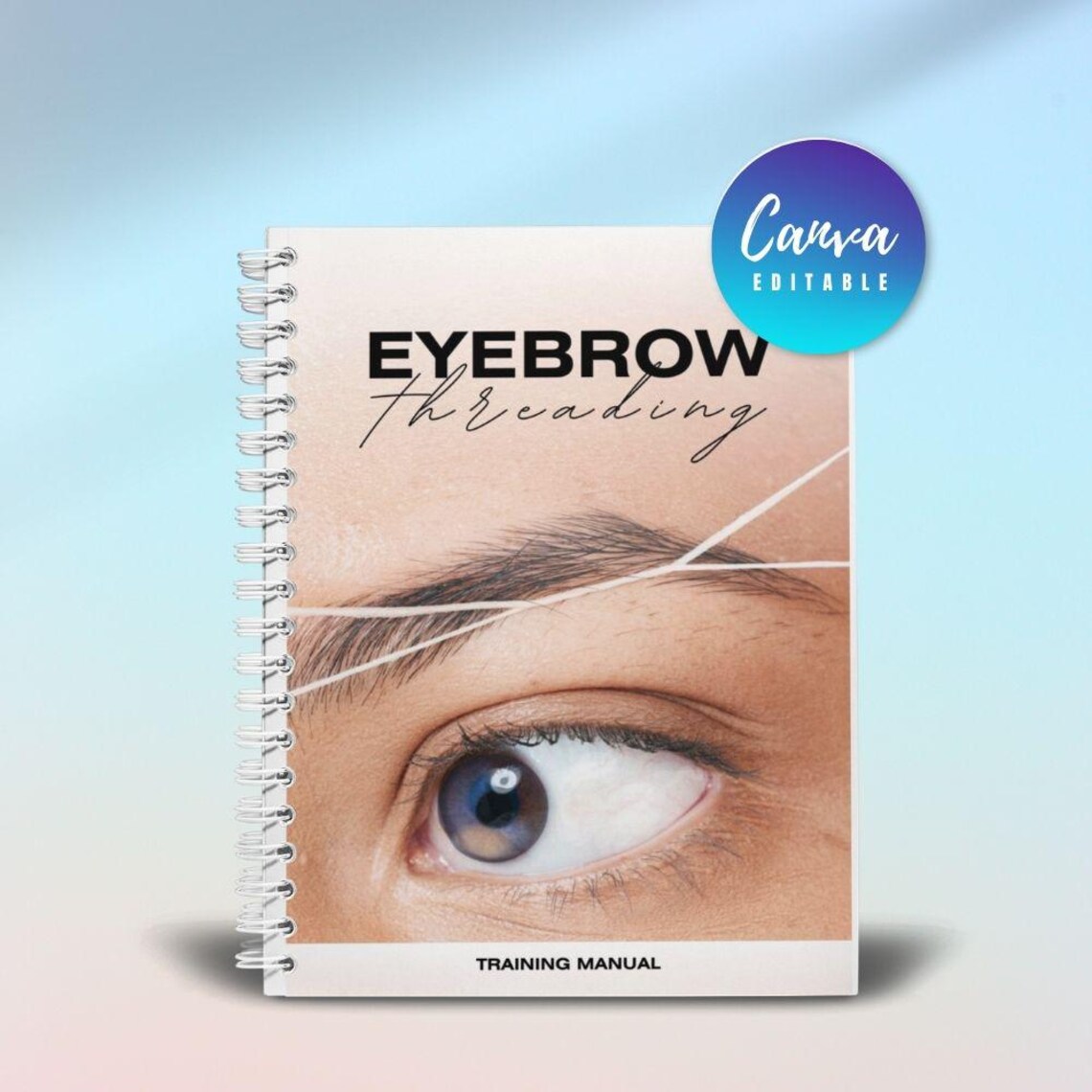 Eyebrow Threading Training Manual,editable Template,brow Training Guide ...