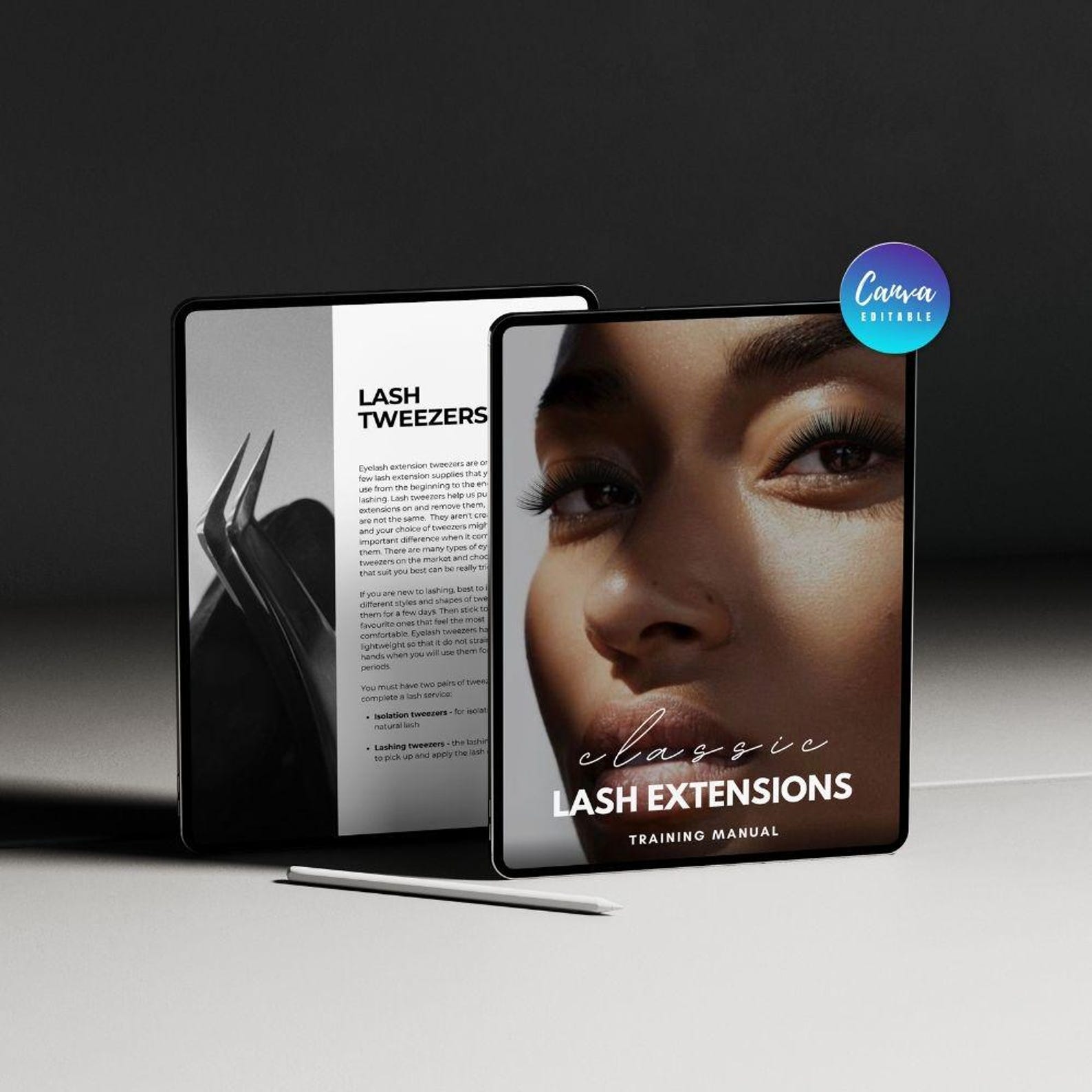 Classic Lash Training Manual, Editable Eyelash Extension Training ...