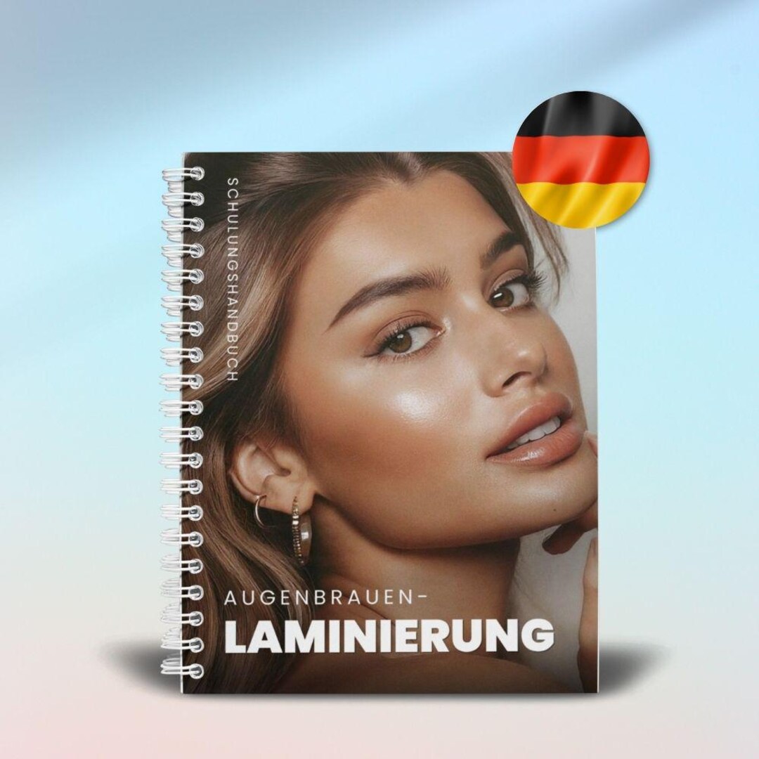 German Brow Lamination Training Manual – Waxing & Tinting Guide ...