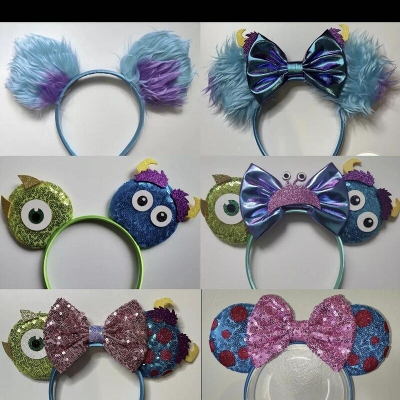Mickey Mouse Ears Sully - Etsy UK