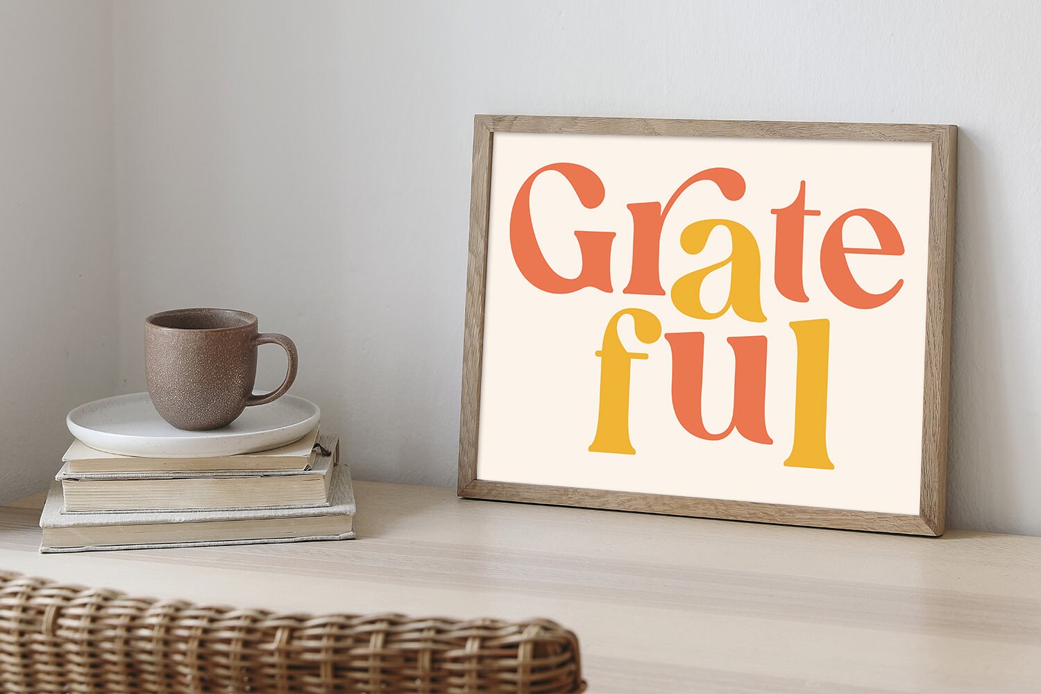 GRATEFUL | Landscape Spiritual Inspirational Poster for Home Decor ...