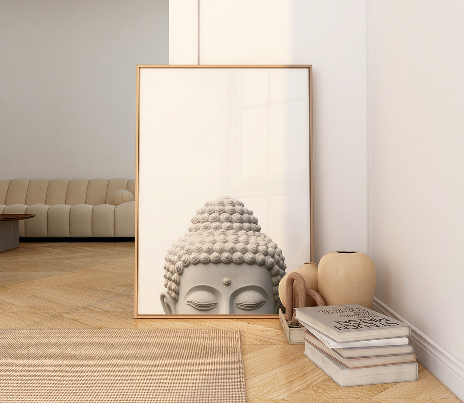 Set of 6 BUDDHISM Wall Art Boho Posters Buddha Statue Printable ...