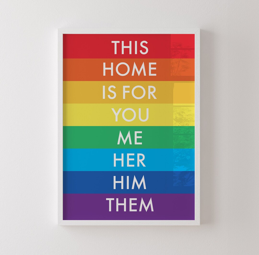 Gender Equality Diversity Decor Inclusion Poster Everyone is Welcome ...