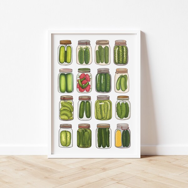 Pickle Poster - Etsy