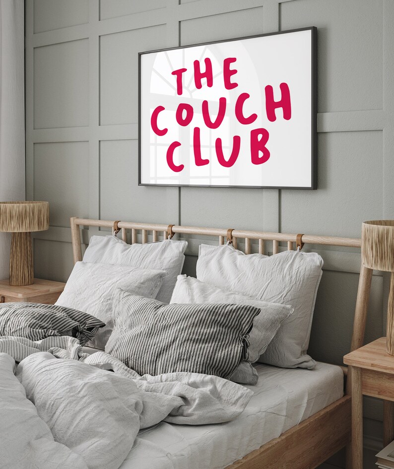 THE COUCH CLUB | Typography Quote Poster Introverts Stay Home Trendy ...