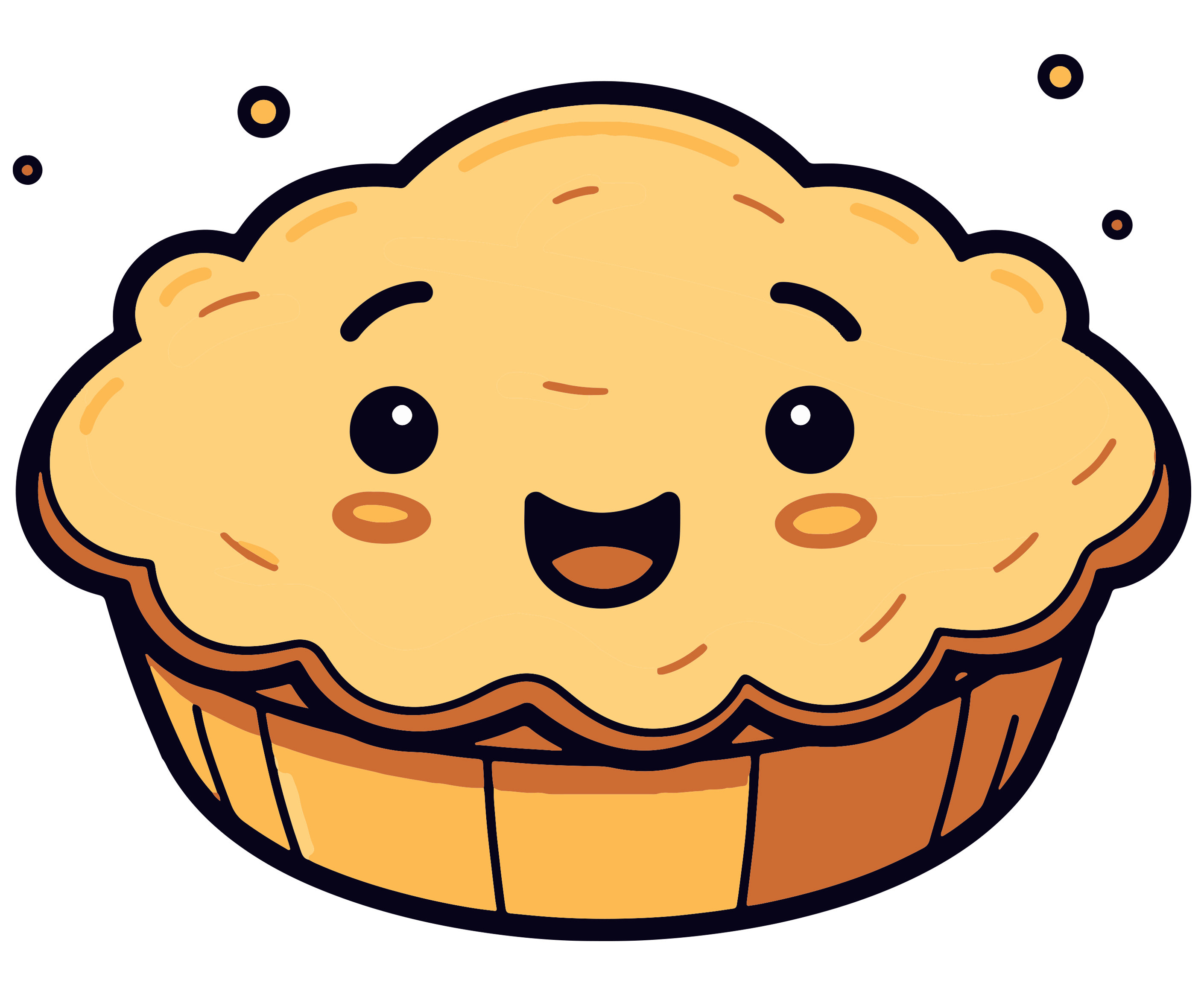 Cute Baby Pie Cartoon PNG Graphic to Use | Pie | Funny Pie ...
