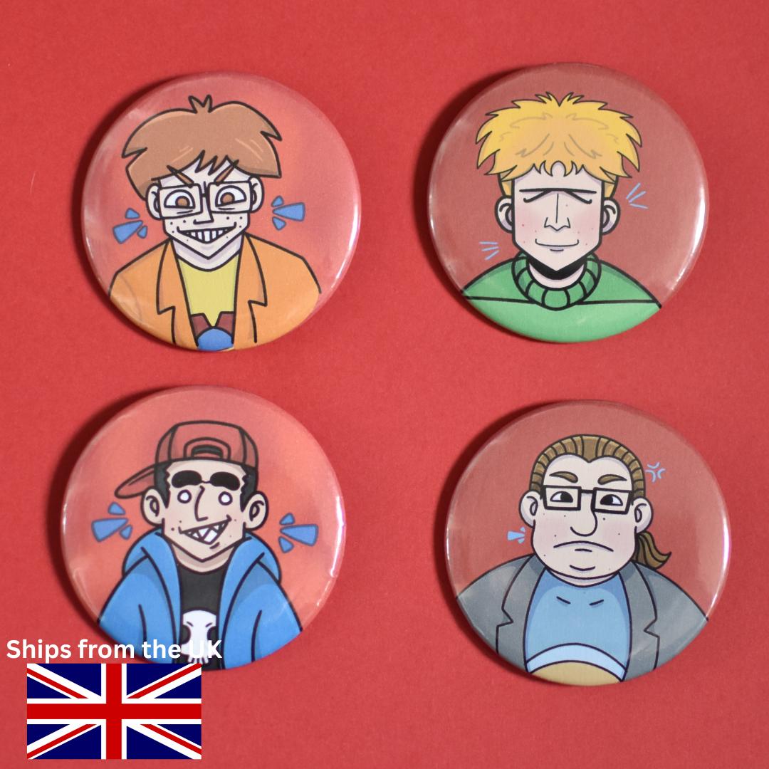 Eltingville Club Badges: 58mm Fan Club Button Set - Etsy