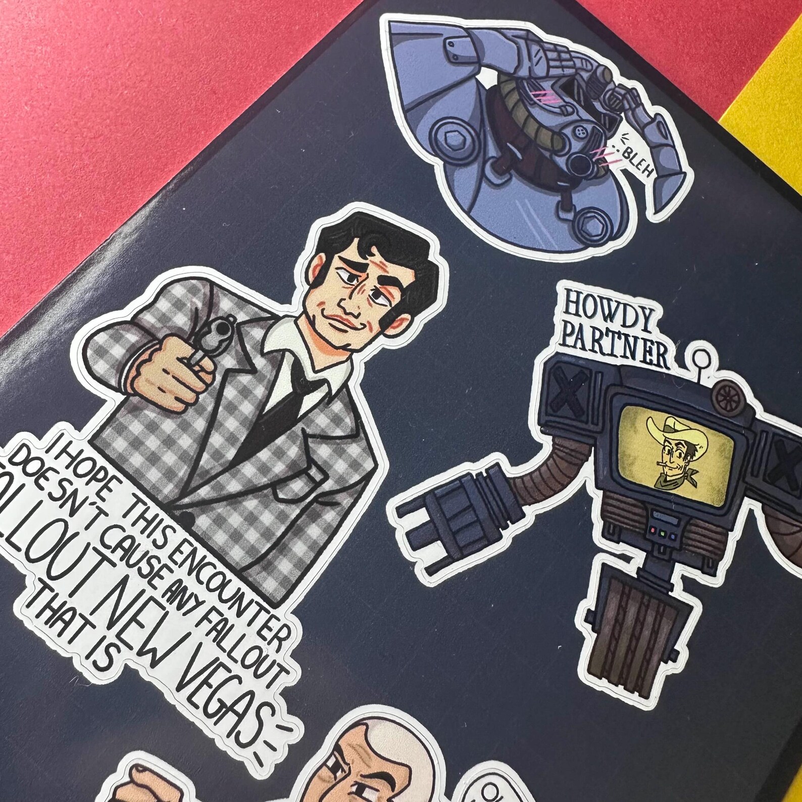 Fallout New Vegas Sticker Sheet: Matte Die Cut Decals - Etsy