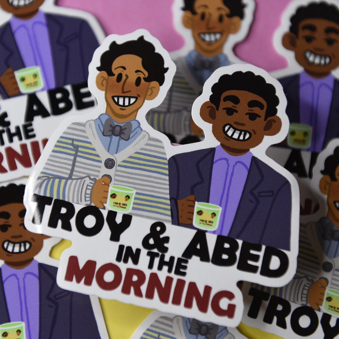 Community, Troy and Abed Sticker - Etsy