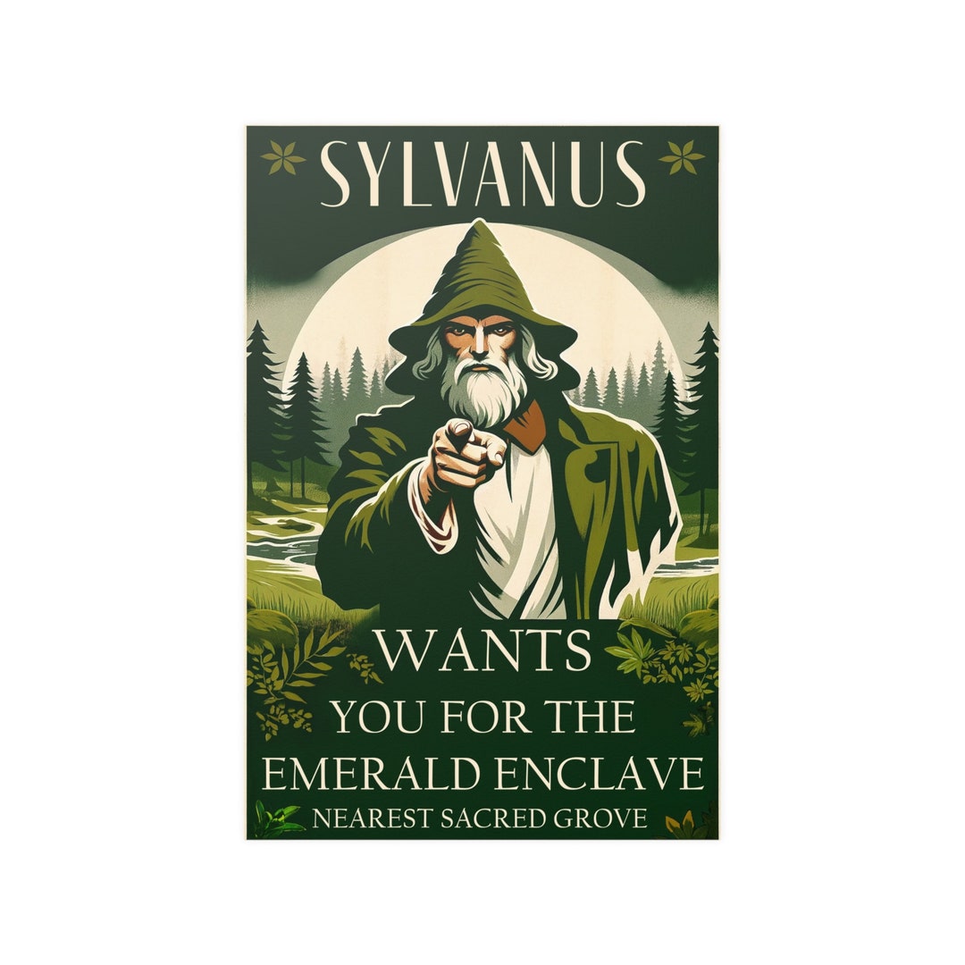 Sylvanus Poster: Emerald Enclave, Dungeons and Dragons Art - Etsy