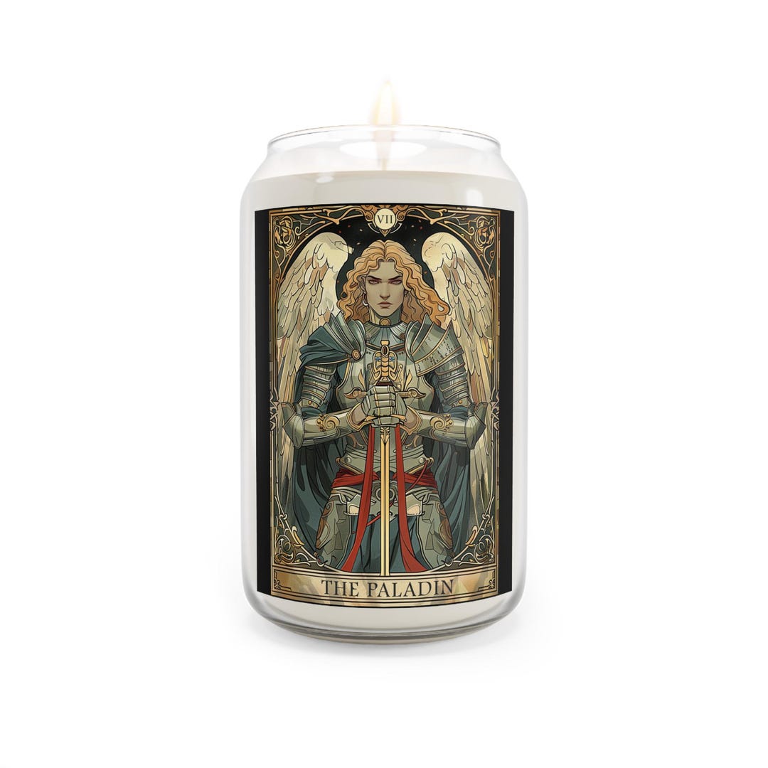 The Paladin Dnd Class Scented Candle, RPG Home Decor Gift, Dungeons and ...