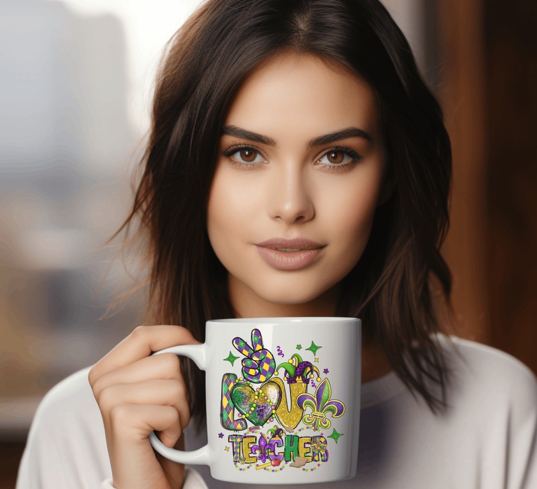 Personalized Mardi Gras Mug for Mardi Gras Fun Coffee Mug for Mardi ...