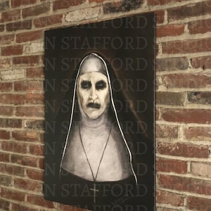 The Conjuring 2 Full Size Valak Canvas Painting the Nun James Wan ...