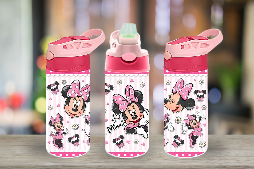 12 Oz Sippy Cup Minnie Design Tumbler - Etsy