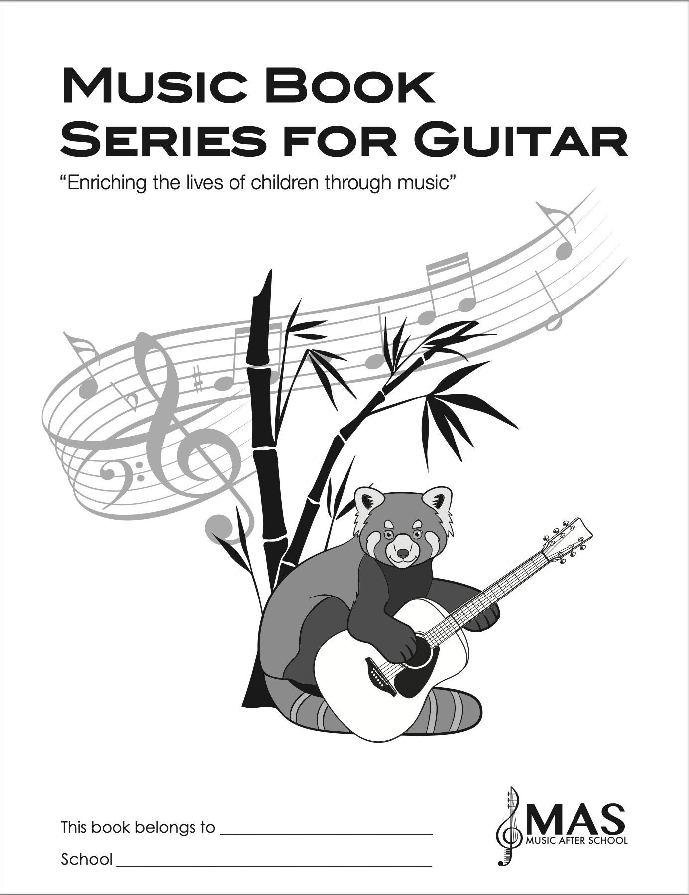 MAS Music Book for Guitar-beginner - Etsy
