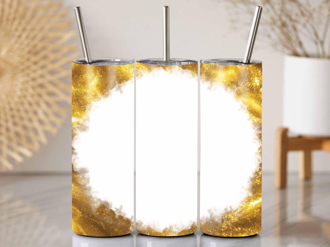 Gold Paper Frame for 20 Oz Skinny Tumblers, Add Your Design, DIY ...
