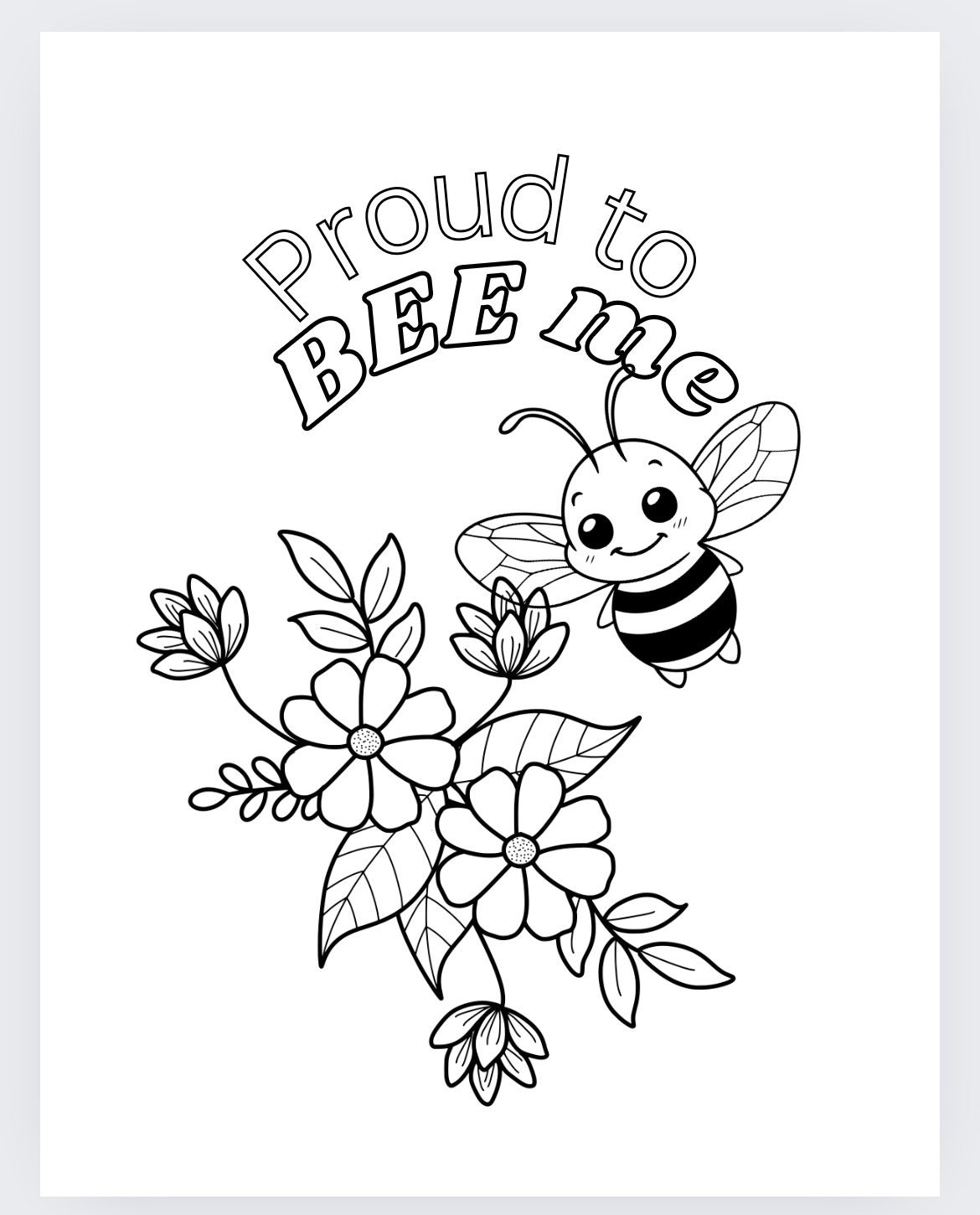 Pride Affirmation LGBTQIA Coloring Pages 5 - Etsy