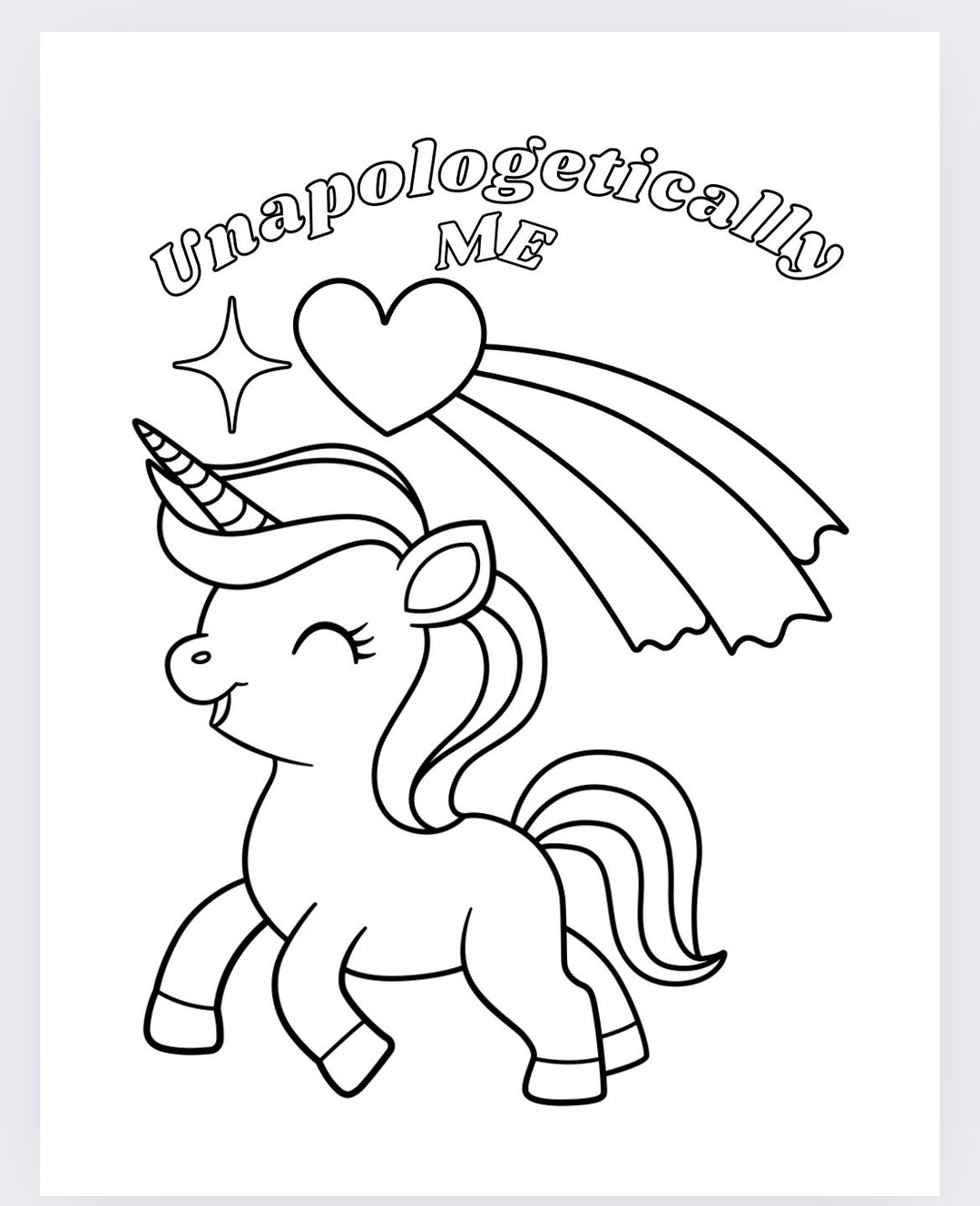 Pride Affirmation LGBTQIA Coloring Pages 5 - Etsy