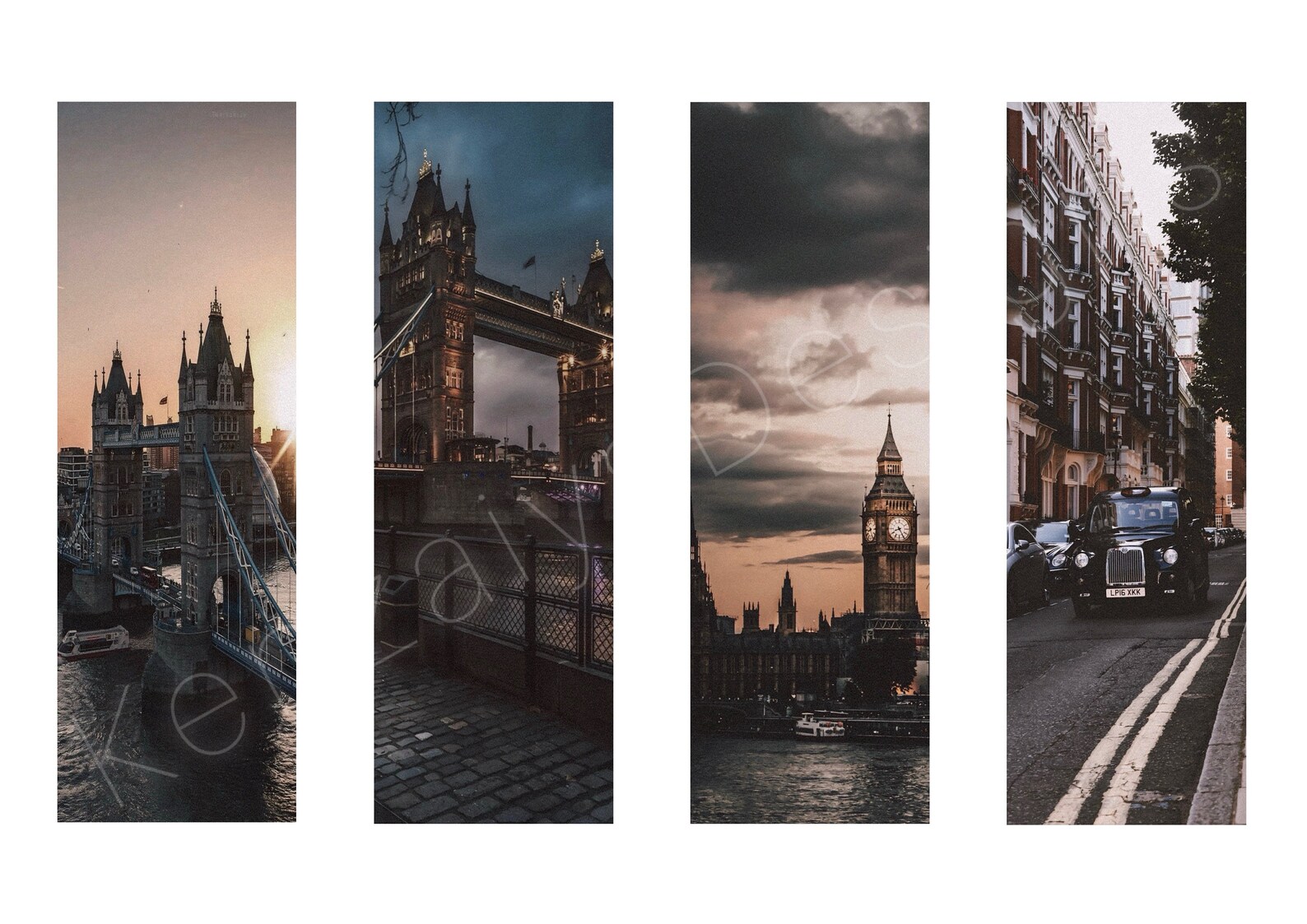 20 Printable London Landmarks Bookmarks Digital Download - Etsy